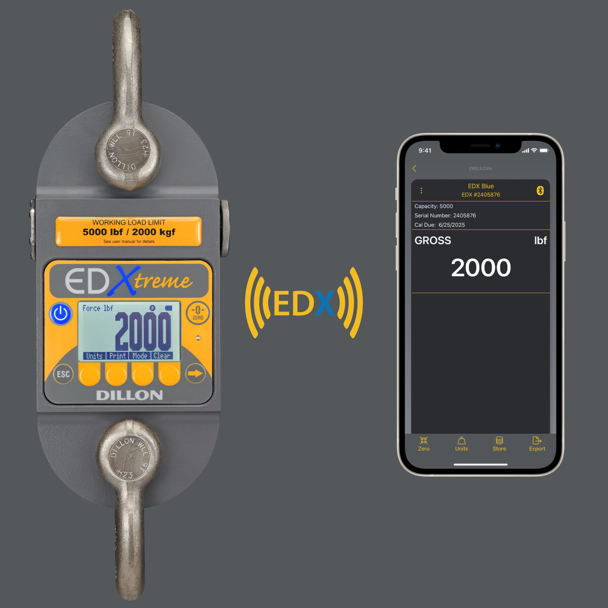 Dillon EDXtreme Blue Dynamometer | Dillon Dynamometers